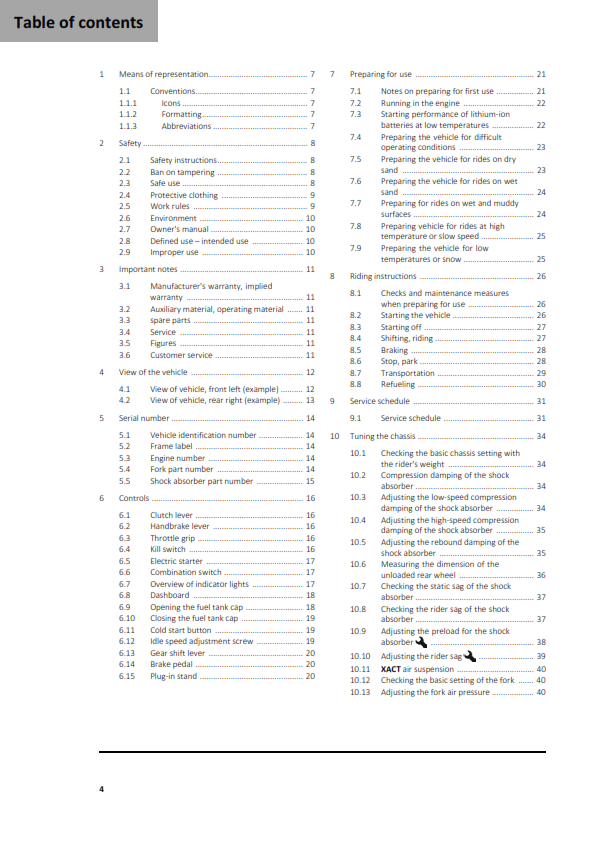 GASGAS 2026 OWNERS MANUAL - MC 125– Manual Central
